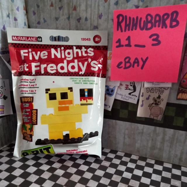 FIVE NIGHTS AT Freddy’s McFarlane Construction Set 12043 8-bit Chica ...
