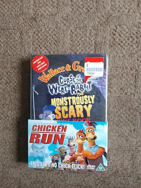CHICKEN RUN Dvd Plus Wallace And Gromit Joke Book Brand New Sealed Freepost £4.99 - PicClick UK