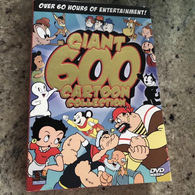 GIANT 600 CARTOON COLLECTION - 12 Disc Set DVD $19.99 - PicClick CA