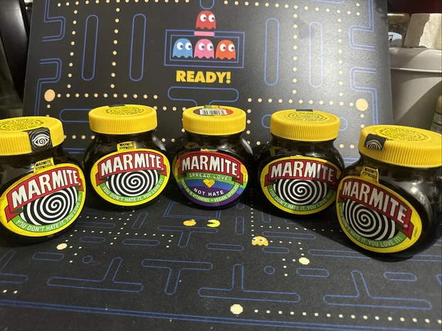 MARMITE YOU DON’T Hate It You Love It Empty Jars X 4 & Spread Love Not ...