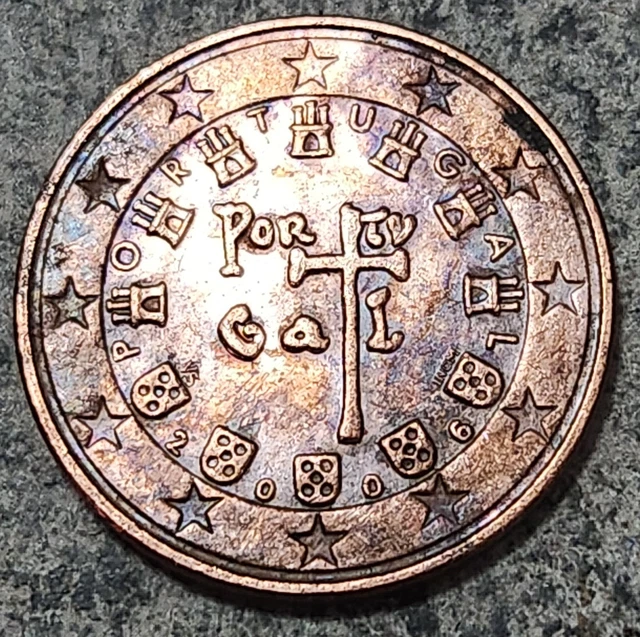 EUROPEAN UNION (PORTUGAL) 🇪🇺 / 🇵🇹 Five (5) Euro Cents Coin 2006 £1.59 ...