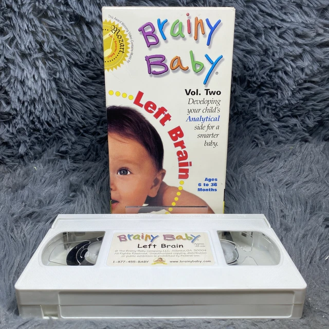 BRAINY BABY - Left Brain Classical Tunes VHS Tape 2000 Babies ...