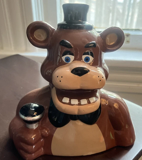 FIVE NIGHTS AT Freddys Fazbear Freddy Bear Shaped Bank W/ Stopper £13. ...