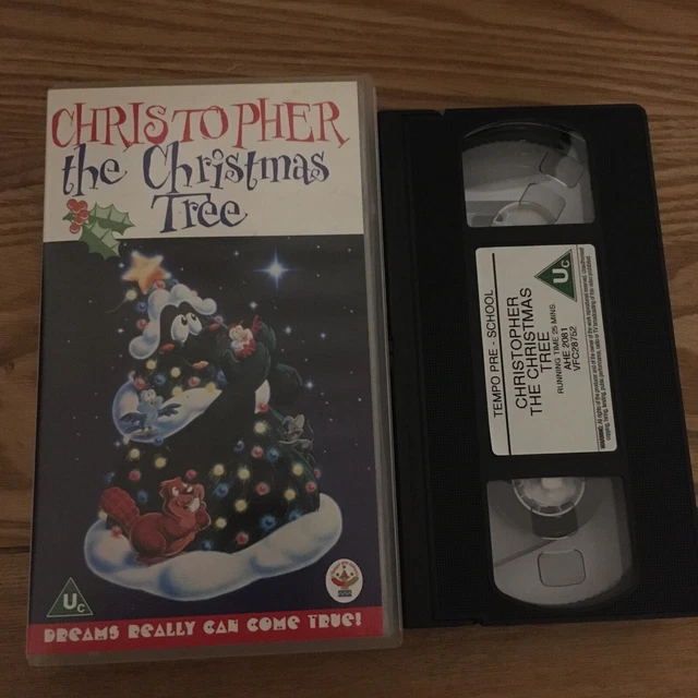 CHRISTOPHER THE CHRISTMAS Tree VHS Holiday George T Bowers Animated ...