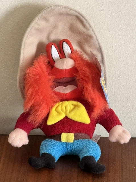 YOSEMITE SAM VINTAGE Stuffed PLUSH TOY Bean Bag Figure Looney Tunes 6 ...