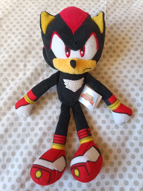 SONIC BOOM SHADOW The Hedgehog 8" Soft Toy Plush Tomy Sega Black Red £ ...