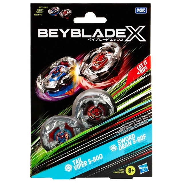 BEYBLADE X SPINNING Top Dual Pack Assortment 1 Pack Battle Toys Set for ...