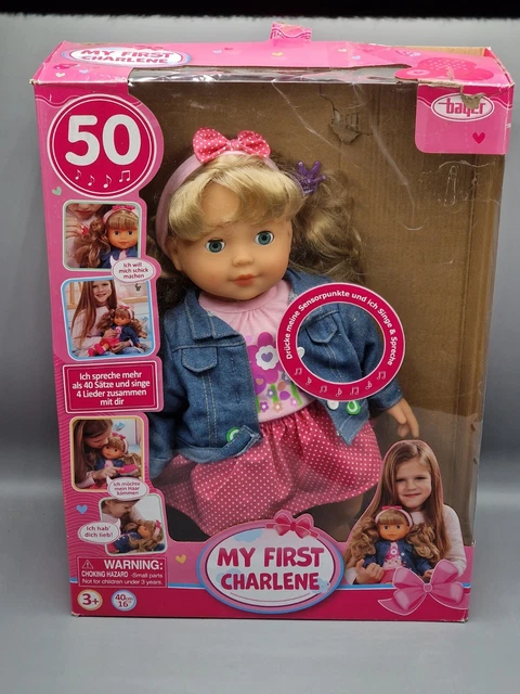 BAYER, MY FIRST Charlene, Sprechende Puppe EUR 15,00 - PicClick DE