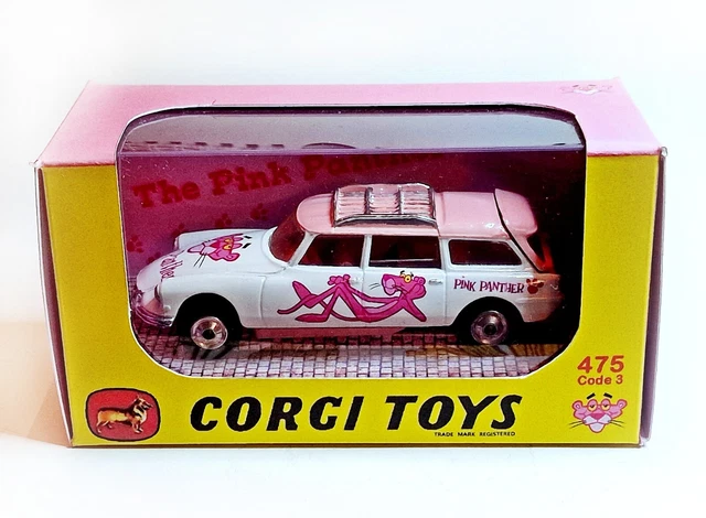 CORGI TOYS NR. 475 Citroen DS Safari - "Pink Panther" Code 3 ...