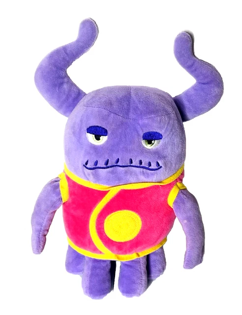 DREAMWORKS CAPTAIN SMEK Plush 14" Talking Alien Lavender Stuffed Animal ...