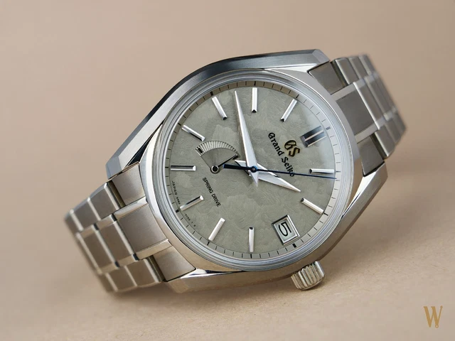 GRAND SEIKO SPRING Drive “Winter Snow Titanium" £4,745.00 - PicClick UK