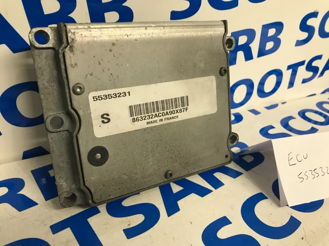 SAAB 9-3 93 Electronic Engine ECU T8 55353231 12804813 B207R B207L ...
