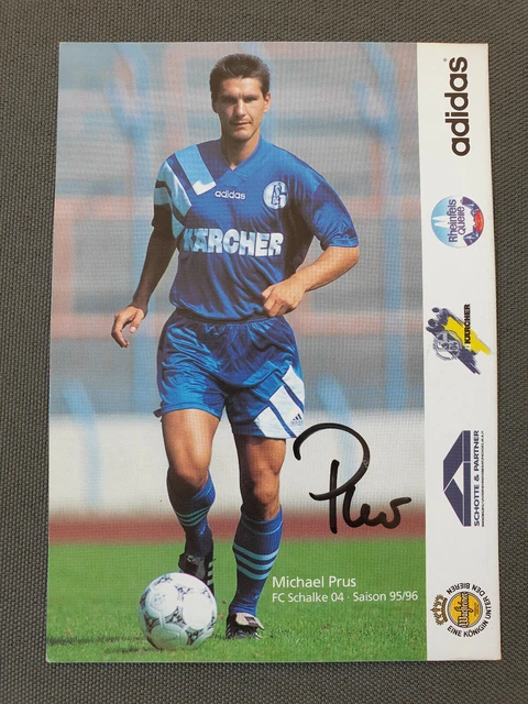 AK AUTOGRAMMKARTE MICHAEL Prus 1993/1994 93/94 Schalke 04 MEGA RAR EUR ...