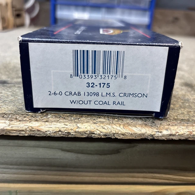 BACHMANN OO GAUGE Steam Locomotive 32-175 LMS Crimson King Arthur 2-6-0 ...