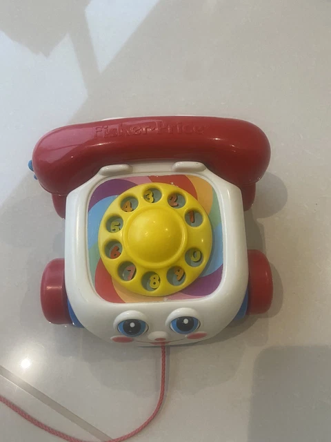 CLASSIC FISHER PRICE Pull Telephone Dial Children’s Toy Pretend Play £4 ...