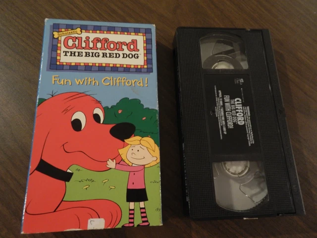 SCHOLASTIC KIX CLIFFORD The Big Red Dog Vhs Fun With 2000 Tv Show Pbs ...