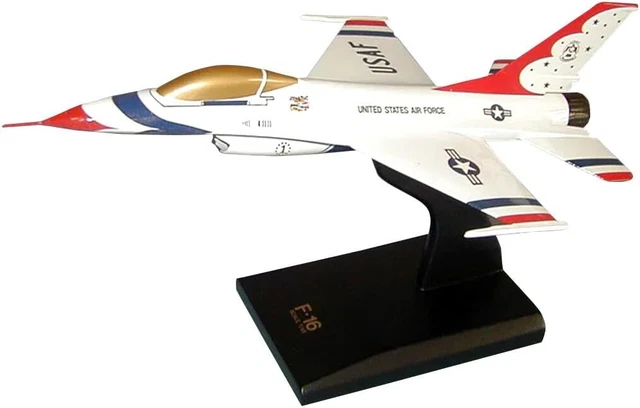 USAF GENERAL DYMANICS F-16A Falcon Thunderbirds Desk Top 1/48 Model SC ...