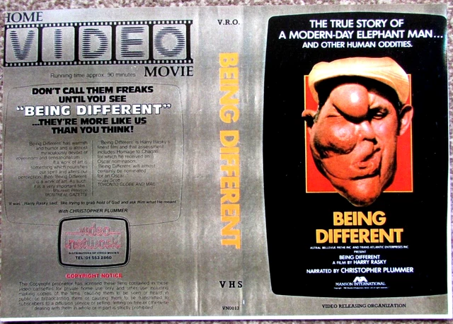 REPRO PROMO VIDEO Vhs Being Different Human Oddities Sleeve Only Vg ...