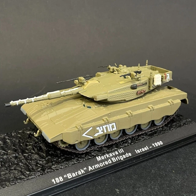 MINIATURE CHAR MERKAVA 3, 188 "Barak" Armored Brigade - Israel - 1990 ...