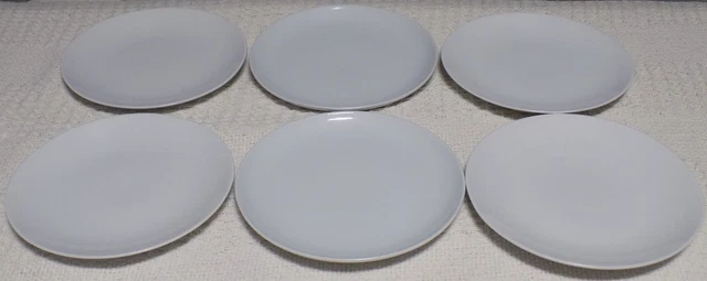 6 JOHN Lewis Home Small Side Plates 18cm Diameter White Porcelain £20. ...