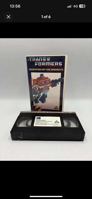 G1 TRANSFORMERS DESERTION of the Dinobots Retro Vintage Childhood VHS ...