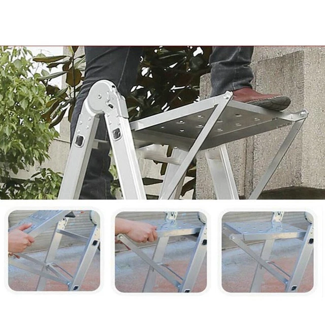 TELESCOPIC LADDER WORK Platform Innovative Design for Stability and ...