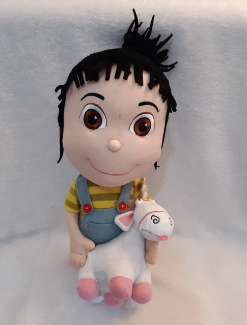 DESPICABLE ME AGNES 15" Plush Doll with Unicorn Universal Studios ...