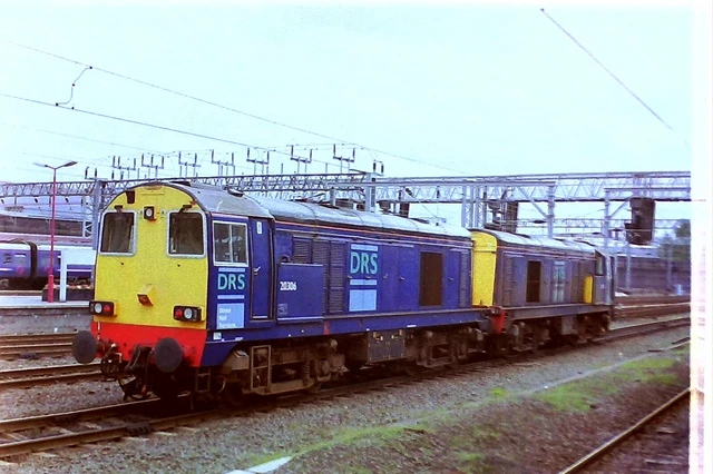 35MM RAILWAY COLOUR Negative Class 20 306 and 20 312 at Crewe £1.95 ...