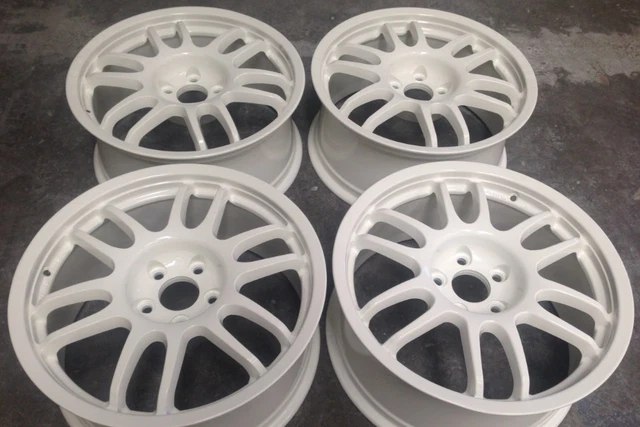 MITSUBISHI EVO & Honda Type R White Speedline Alloy Wheels £725.00 ...