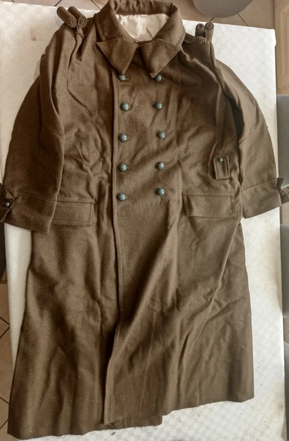 CAPOTE FRANCE WW2 Trenchcoat French Belge EUR 196,00 - PicClick FR