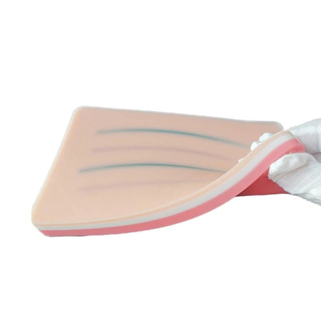 SILICONE SKIN MODEL,3 Skin Layers,Practice Human Skin Pad,Injection ...