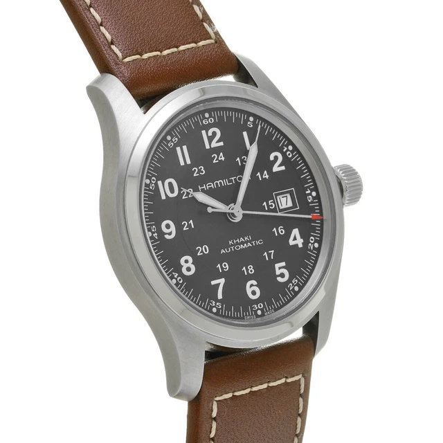 MONTRE NOIRE POUR homme HAMILTON Khaki Field Auto H705533 EUR 930,73 ...
