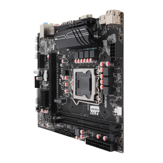 H510 MOTHERBOARD FOR 10 11 CPU Dual DDR4 64GB Memory M.2 High Speed ...