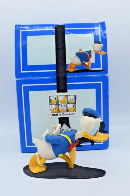 RARE DISNEY ENESCO Donald Duck Walking Worried Figurine - That's Donald ...