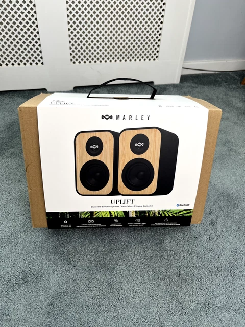 HOUSE OF MARLEY Uplift Bluetooth Bookshelf Speakers, Sustainable Audio, BNIB £57.92 - PicClick UK