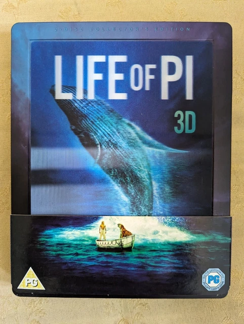 LIFE OF PI Steelbook Blu-ray 3D + 2D Like New Rare OOP £10.00 - PicClick UK