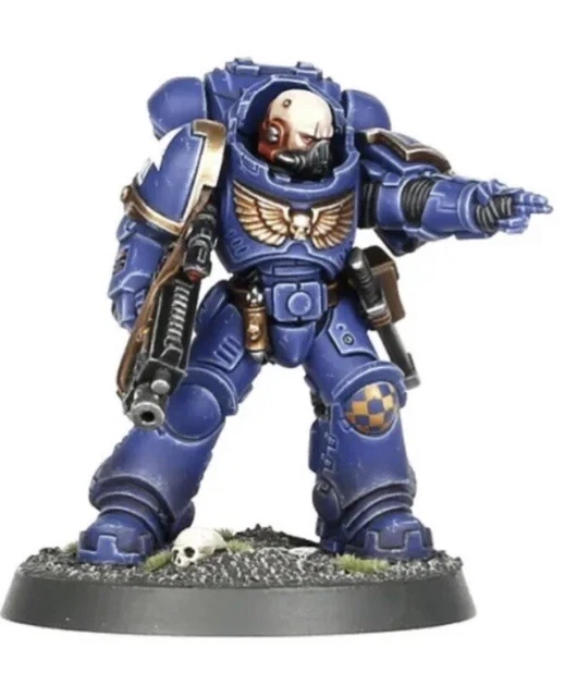WARHAMMER 40K SPACE Marine Primaris Intercessor Veteran Sergeant £35.00 ...