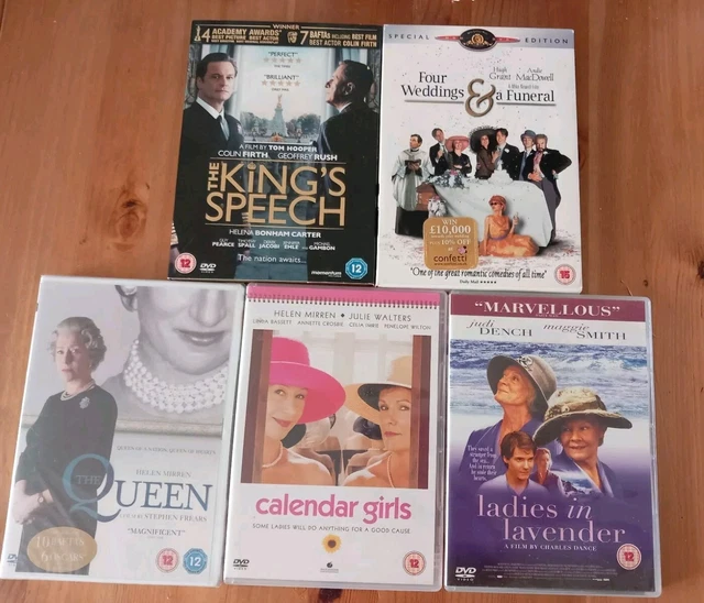 5 DVD BRITISH Films Collection, Judi Dench, Colin Firth, Helen Mirren ...