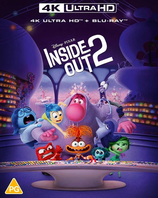 DISNEY PIXAR'S INSIDE Out 2 4K UHD [Blu-Ray] [Region Free] £25.80 ...