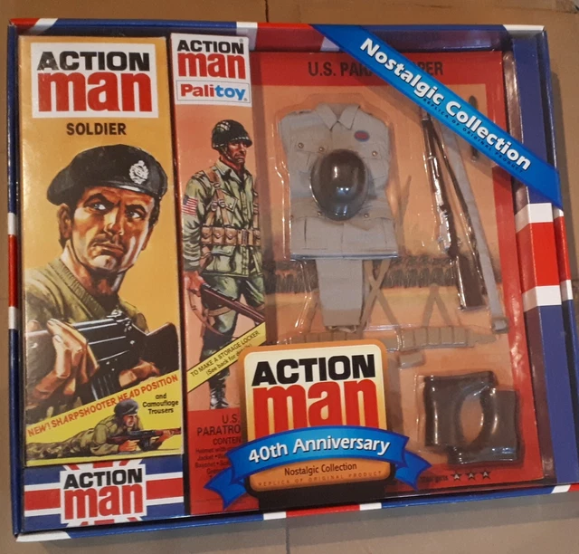 ACTION MAN 40TH Anniversary - 1/6 US Paratrooper Type Action Joe Team ...