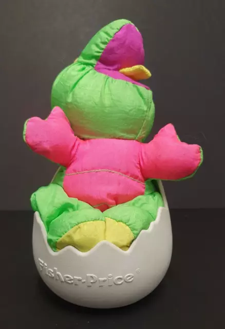 VINTAGE 1992 FISHER Price DINOSAUR PUFFALUMP SOFT TOY with EGG ... VINTAGE 1992 FISHER Price DINOSAUR PUFFALUMP SOFT TOY with EGG ...