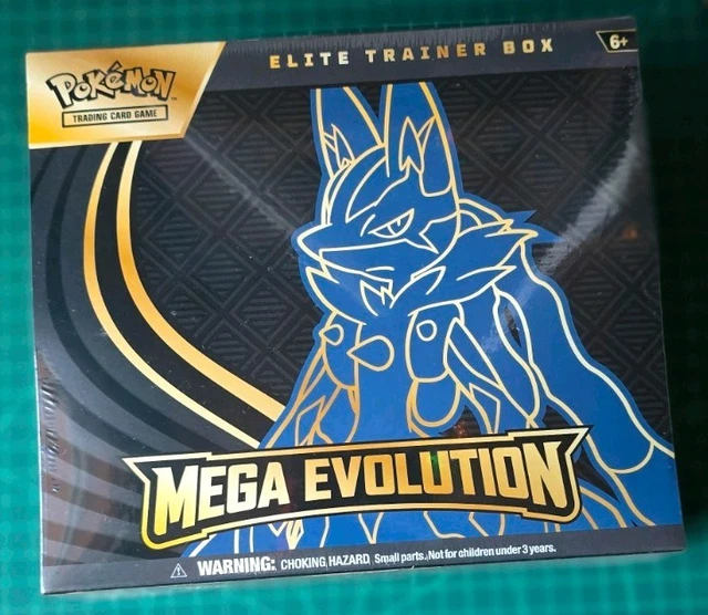 POKEMON TCG MEGA Evolution Lucario Elite Trainer Box New And Sealed £71 ...