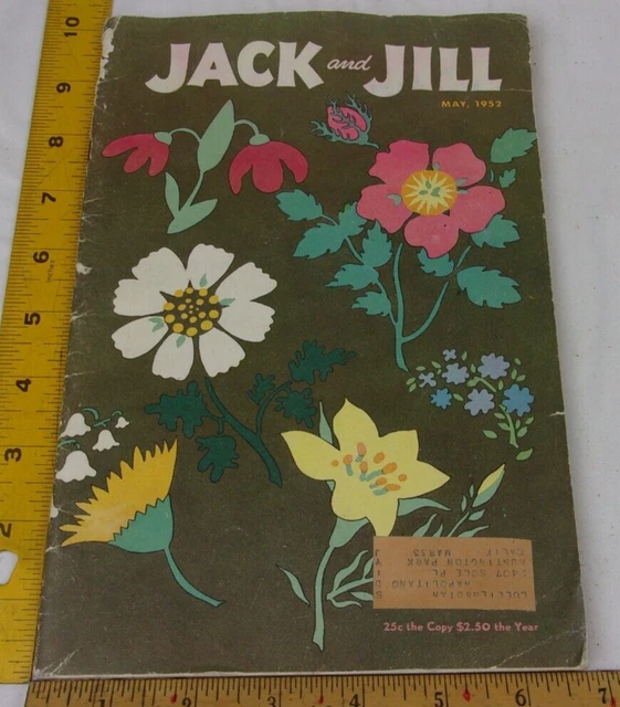 JACK AND JILL magazine 5/1952 Ursula Koering art sewing costumes paper ...