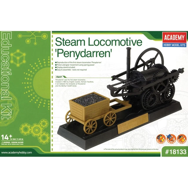ACADEMY 18133 TREVITHICK'S First Steam Locomotive Model Kit £19.99 ...