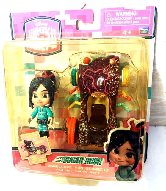 WRECK-IT RALPH VANELLOPE Von Schweetz Sugar Rush Candy Kart Action ...