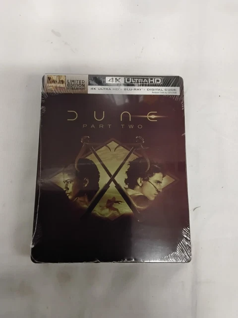DUNE - PART Two/Steelbook Limited Edition (4K UHD/Blu-ray/Digital Code/2024) NEW EUR 46,41 ...