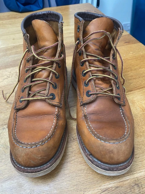 RED WING 875 Moc Toe Boot Brown Size 7 £53.00 - PicClick UK