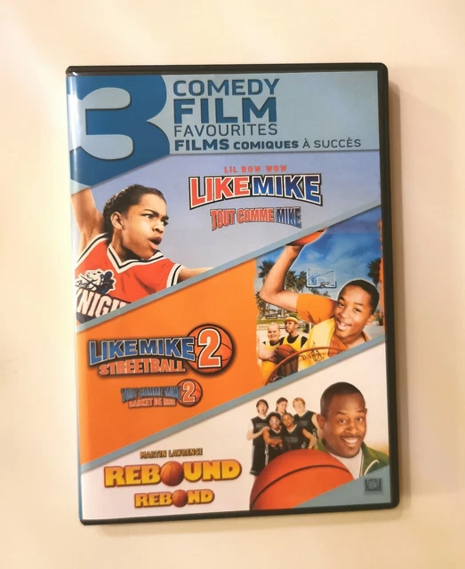 3 MOVIES Like Mike/2: Streetball/Rebound - DVD Lil Bow Wow Martin ...