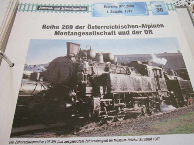 DAMPFLOK RISSZEICHNUNG Z 30 Reihe 269 Österreichische Alpine ...