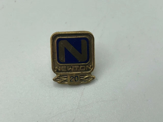 VINTAGE NEWTON 20 Year Employee Service Lapel Pin Investment ...